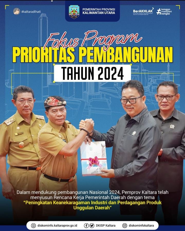IKLAN PEMPROV KALTARA FOKUS PROGRAM PRIORITAS PEMBANGUNAN TAHUN 2024 ...