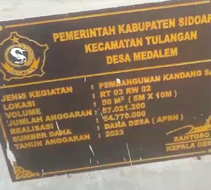 Hibah Sapi Desa Medalem Tulangan Diduga Dikorupsi - BIDIK NASIONAL